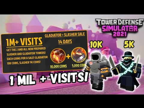 GLADIATOR AND SLASHER SALE! (no more) + 1 MILLION VISITS | TDS 21 ...