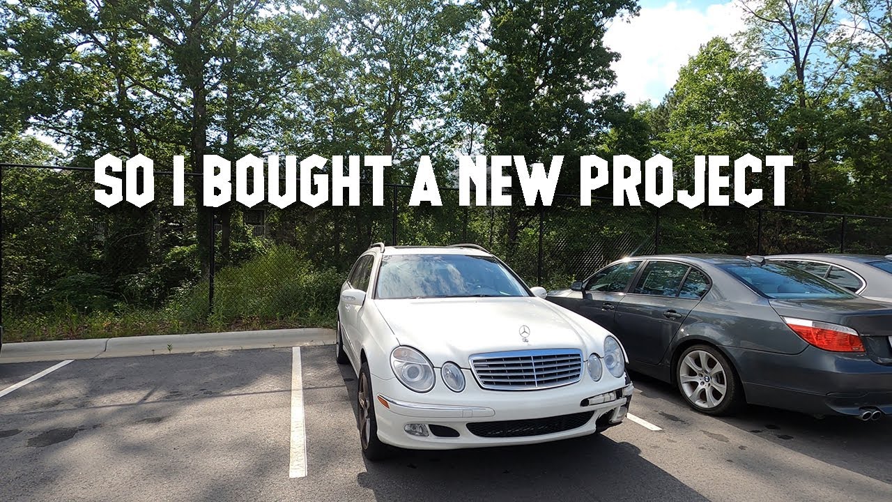 I purchased another project vehicle.............Wrecked Mercedes E320 ...