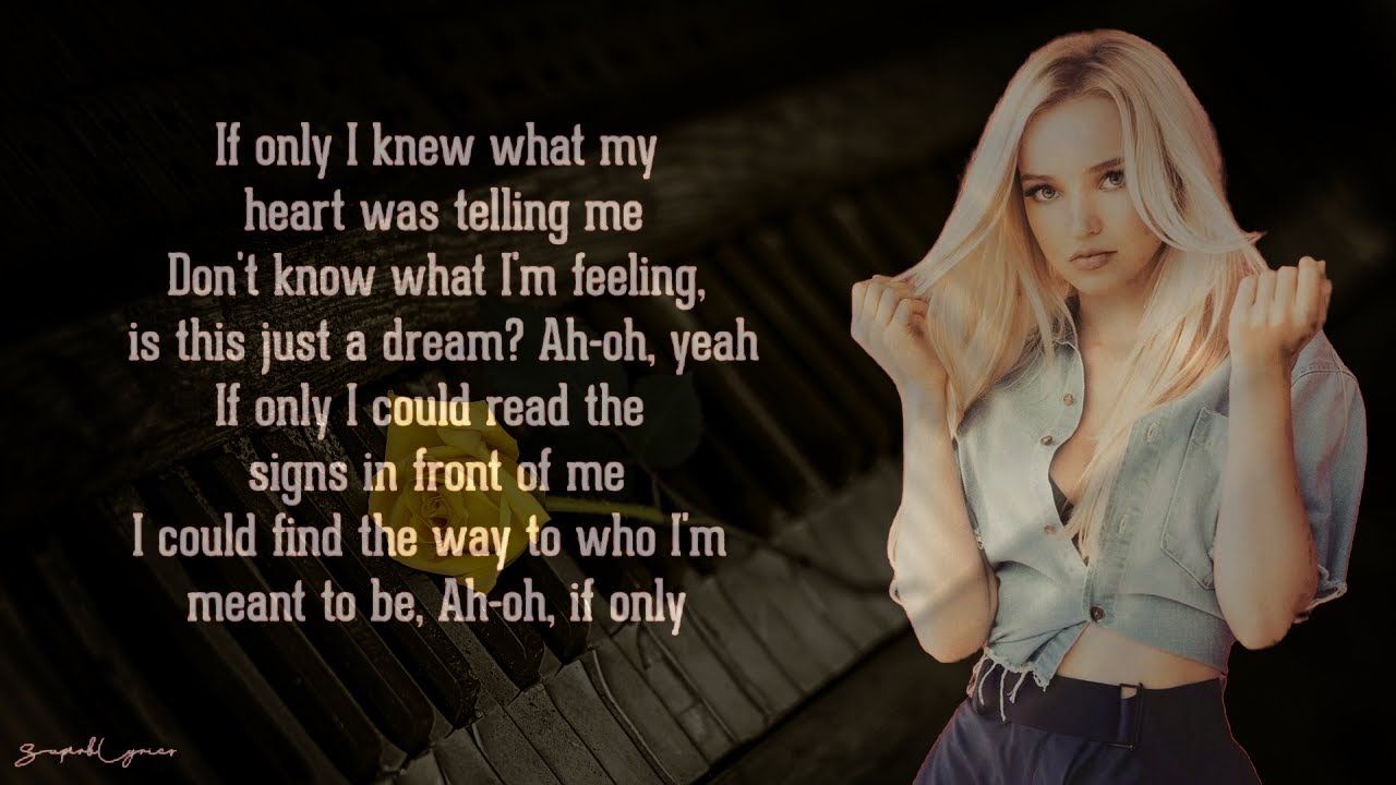 Dove Cameron - If Only (Piano Cover) - YouTube