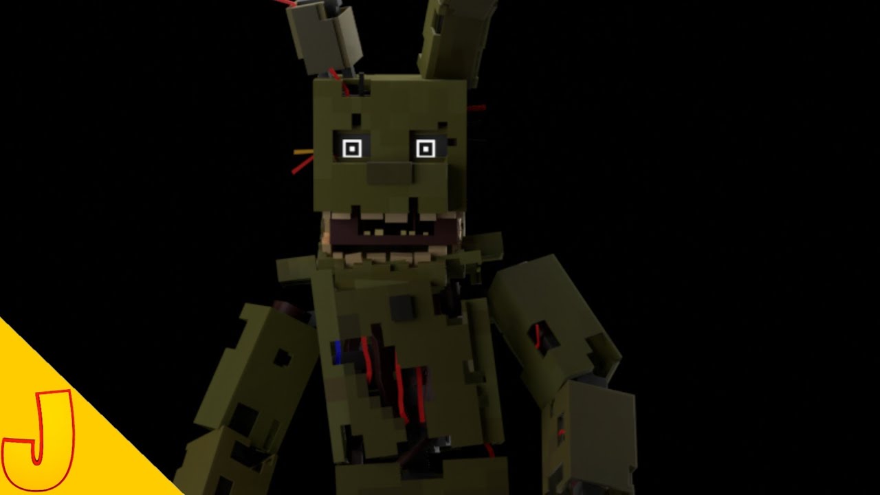 Springtrap Rig Test (FNAF Minecraft Animation) - YouTube