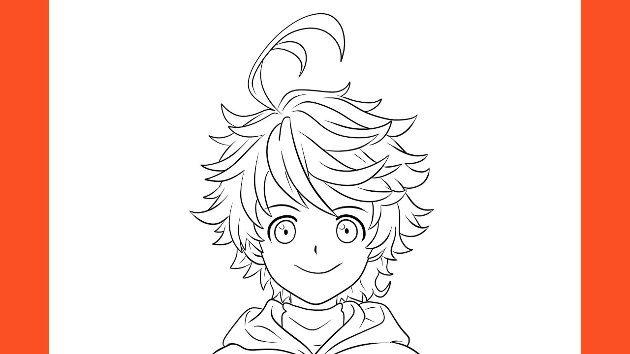How To Draw Emma (The Promised Neverland) - YouTube