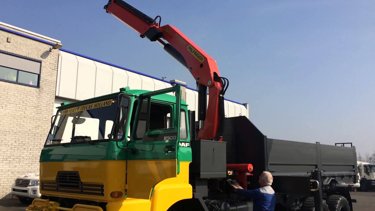 DAF 2300 6x6 New Palfinger - YouTube