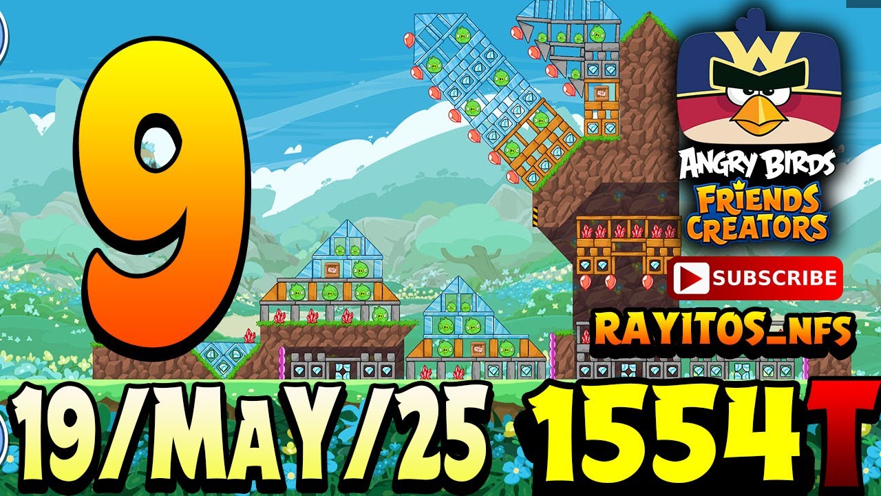 Angry Birds Friends Level 9 Tournament 1554 Highscore POWER-UP ...