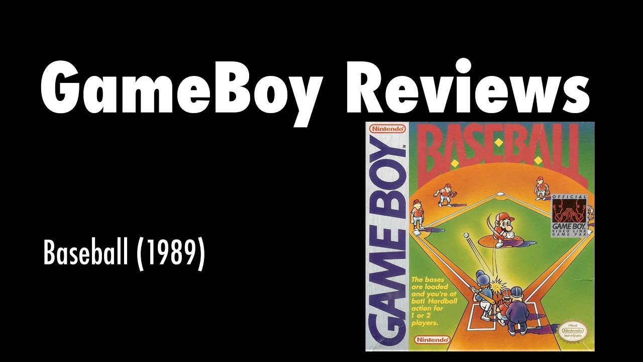 GameBoy Review Baseball (1989) - YouTube