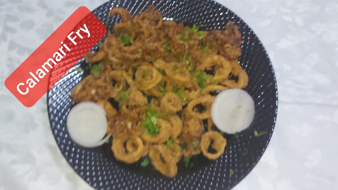 Calamari Fry/ Crispy Squid Fry/KFC style Calamari Fry/Kanava Fry - YouTube