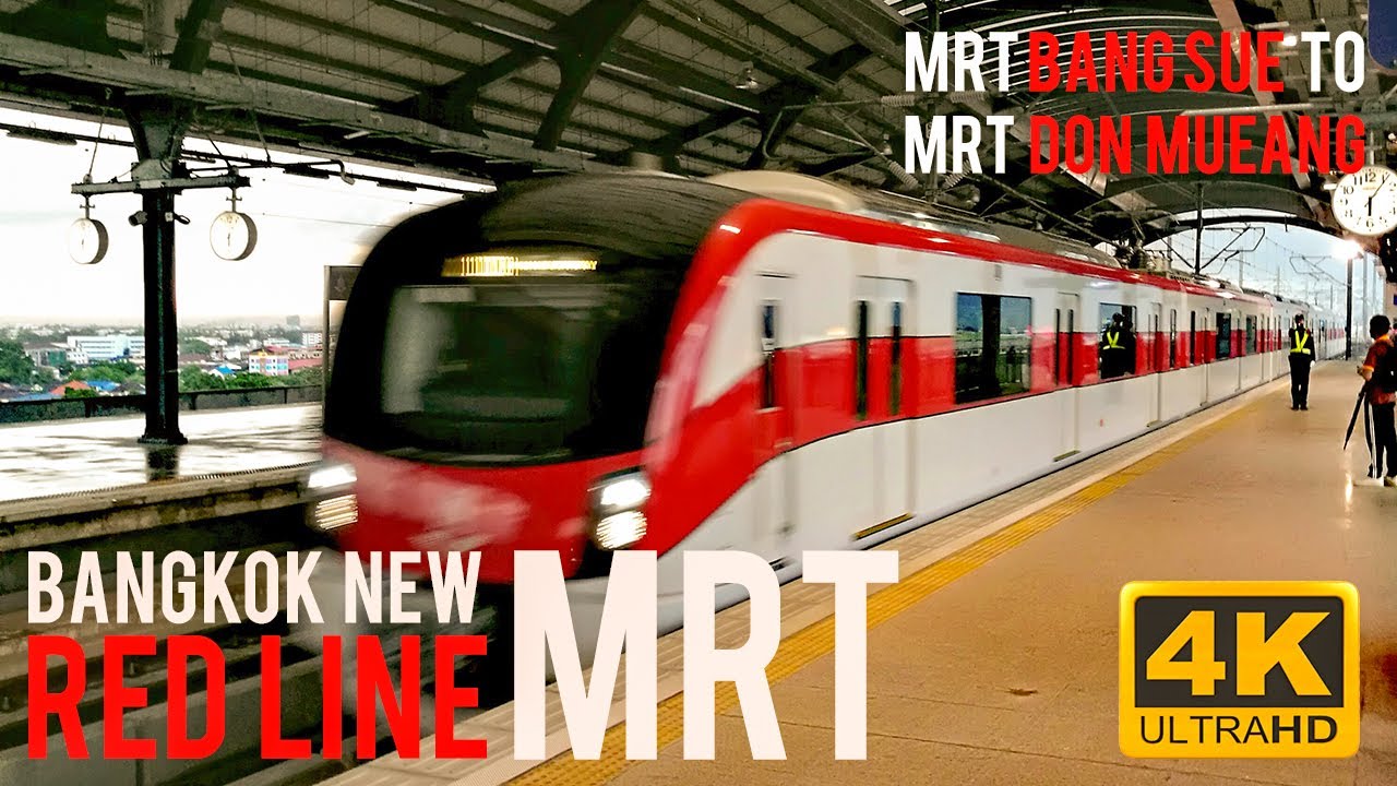 Bangkok 4K Bang Sue Grand Station to Don Mueang | How to get to the ...