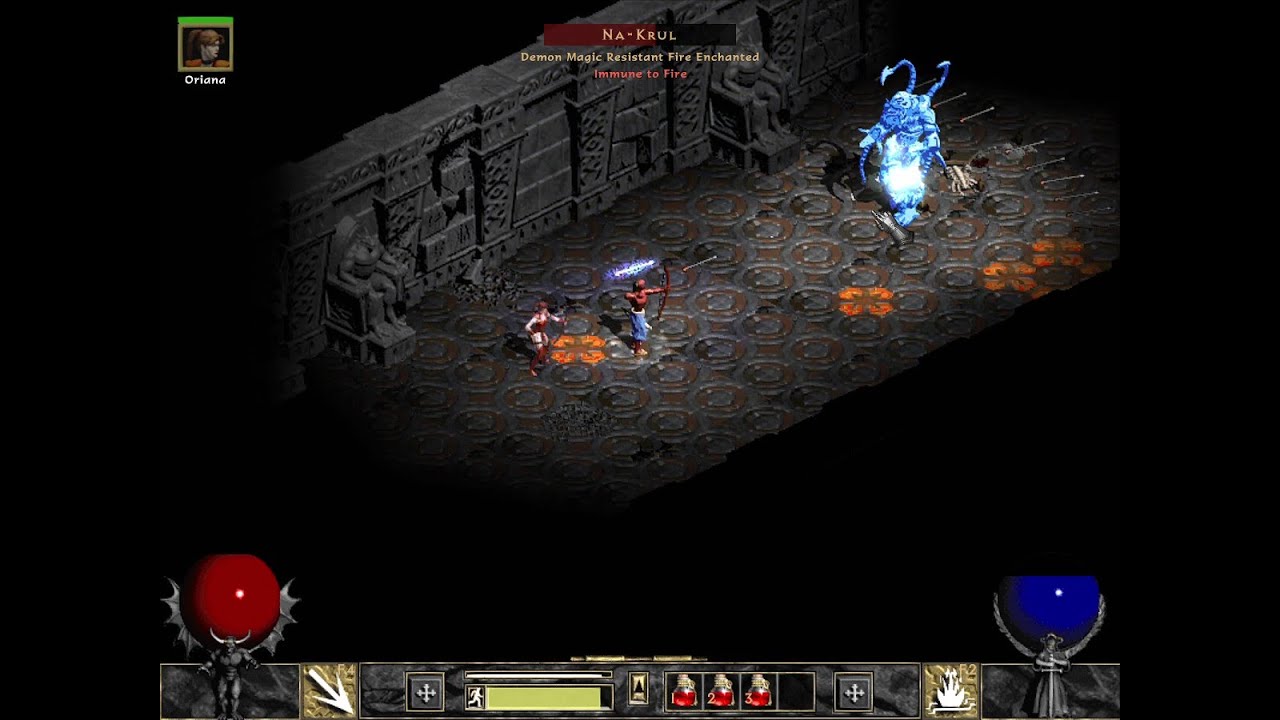 Diablo Back to Hellfire Mod - Monk Playthrough #17 Killing Na-Krul ...