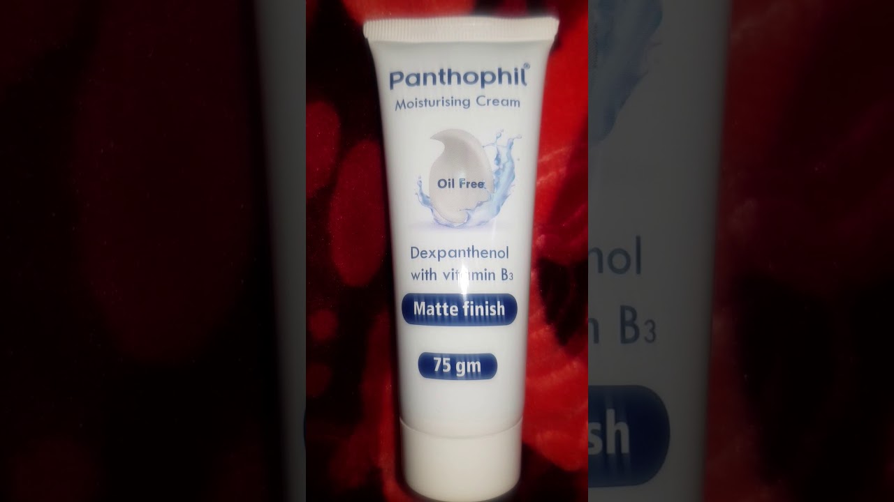 كريم مرطب من panthophil خالي من الزيت بيحتوي على فيتامين B3 - YouTube