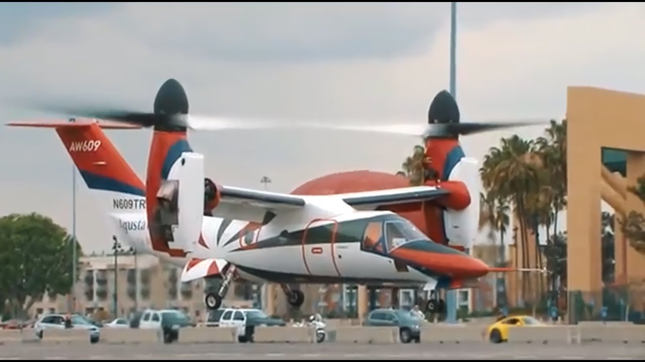 Leonardo Company AW609 TiltRotor VTOL - YouTube