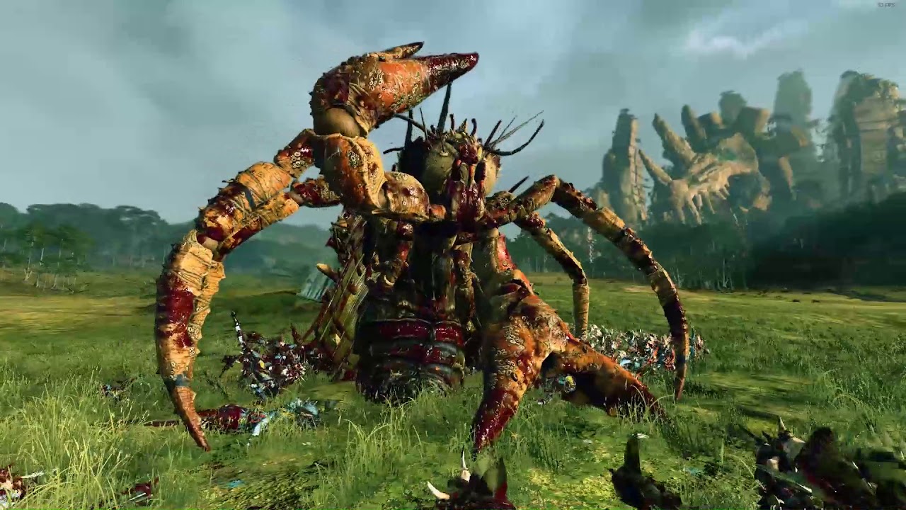 Rotting Leviathan VS Temple Guards | Total War: Warhammer 2 - YouTube