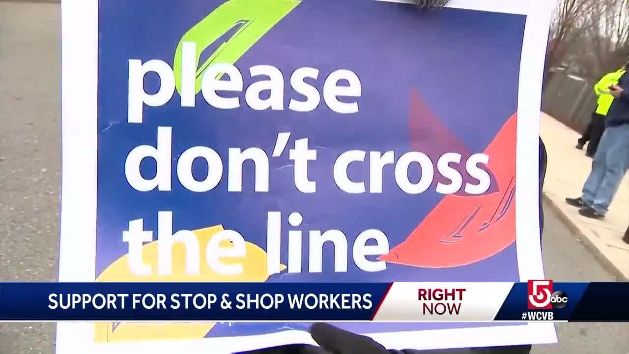 Thousands of Stop and Shop union workers go on strike, walk off job ...