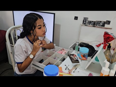 MINHA ROTINA ESCOLAR! SE ARRUME COMIGO PARA IR PRA ESCOLA! #aula #escola