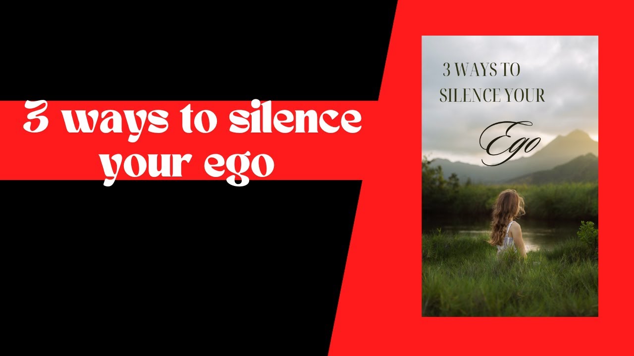 The 3 ways to silence your ego: EGO IS THE ENEMY by Ryan Holiday - YouTube
