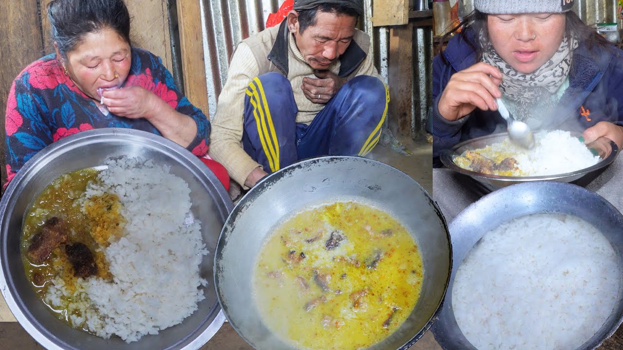 laxmi cooking dinner for mother in law & father in law || Meat beans ...