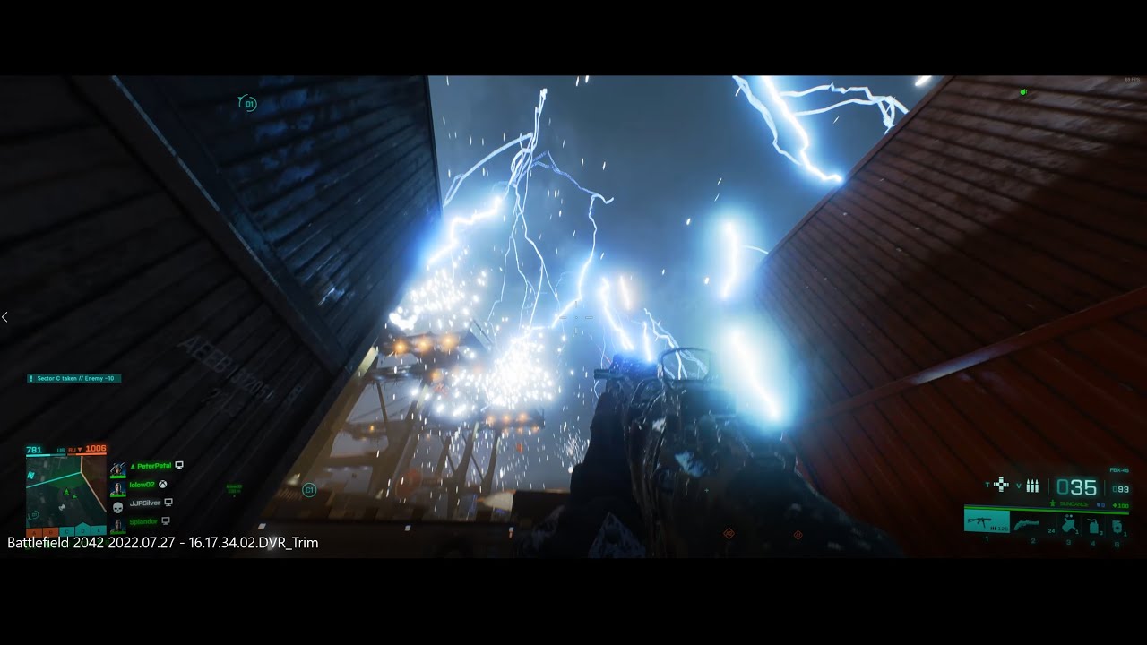Massive lightning strike on manifest map - Battlefield 2042 - YouTube