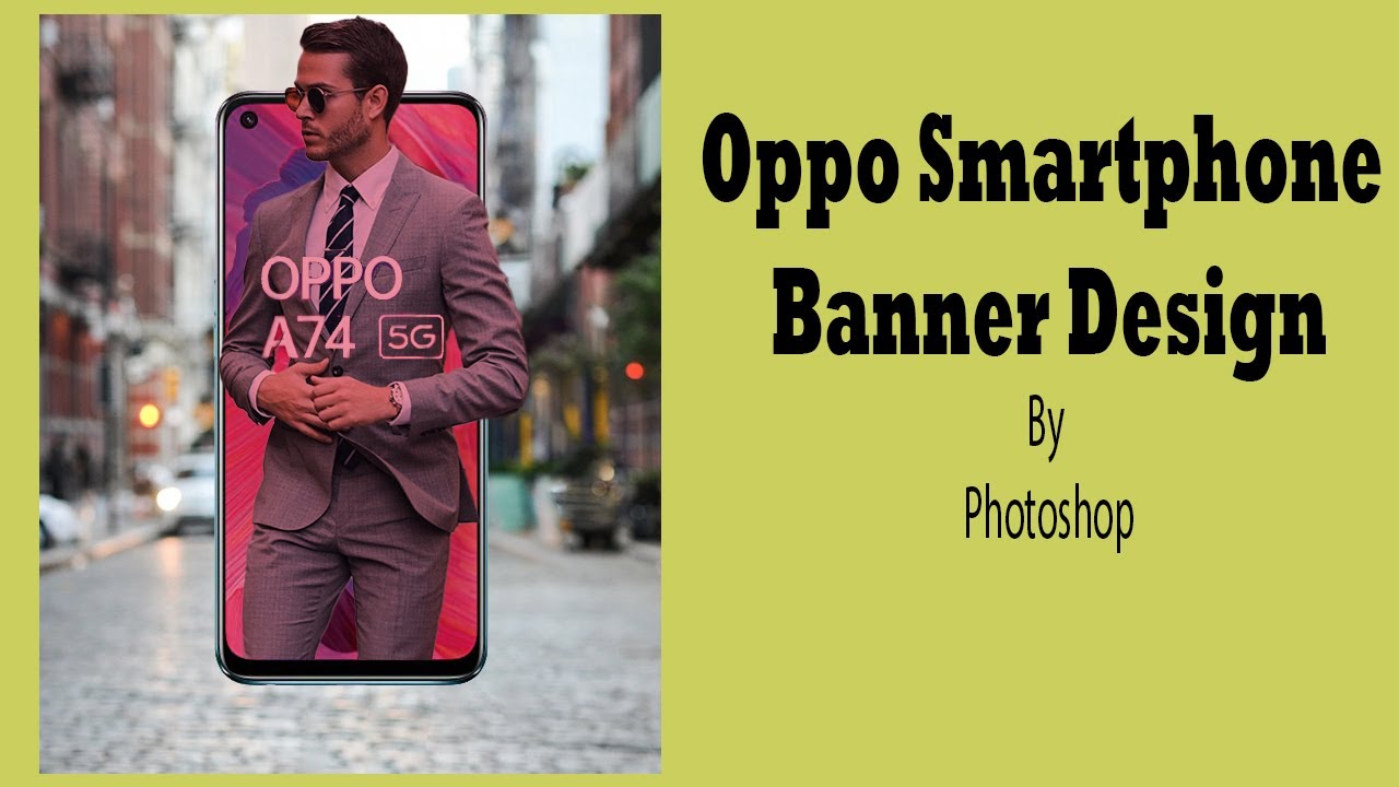 Oppo Smartphone Banner Design. || Speed Art Photoshop.|| GZ Pixel - YouTube