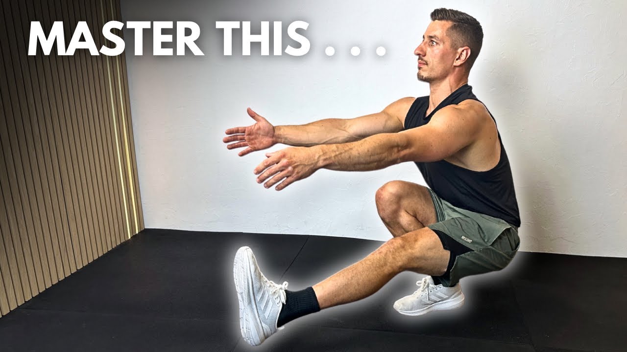 NEGATIVE PISTOLS | Pistol Squat Progression - YouTube
