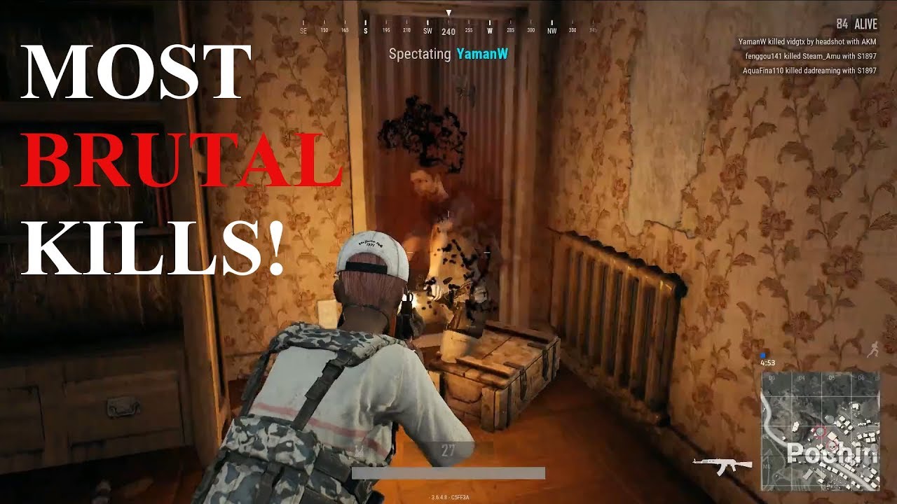 "MOST BRUTAL KILLS" in PlayerUnknown's Battlegrounds (PUBG) - Part 1 ...