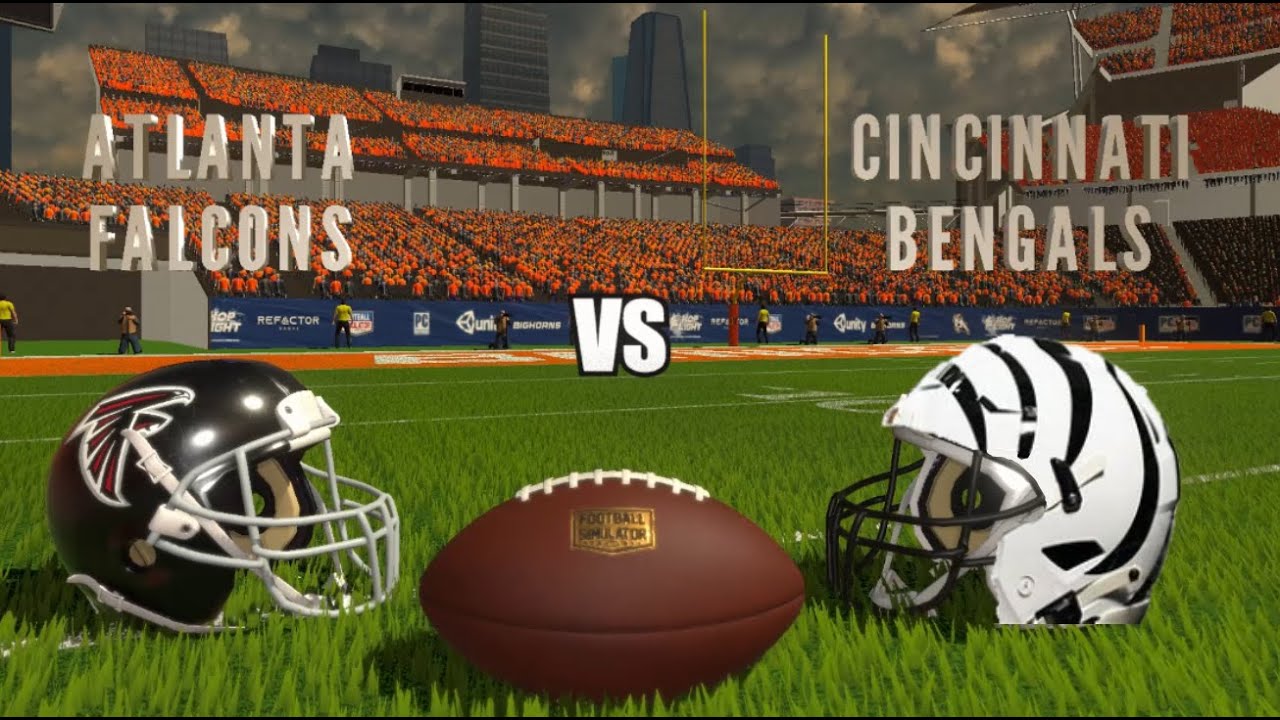 Rematch From Earlier In The Season! | CIN vs ATL | Football Sim NFL MOD ...