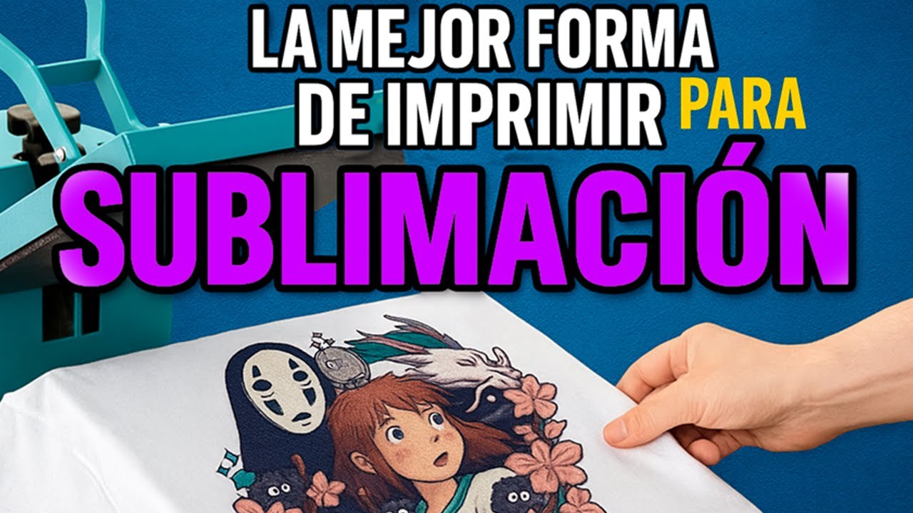 Como imprimir para sublimación 💥Perfil de color SUBLIMACIÓN 🔴 - YouTube