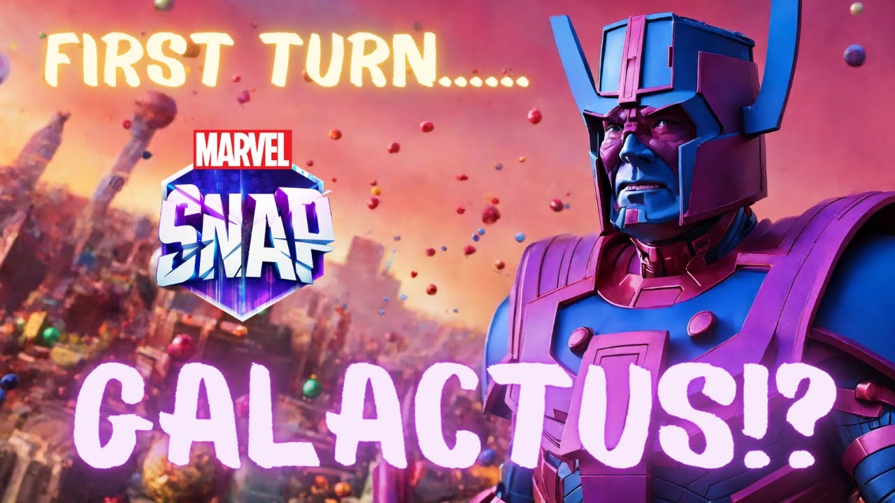 MARVEL SNAP GALACTUS PLAYED IN THE FIRST TURN - YouTube