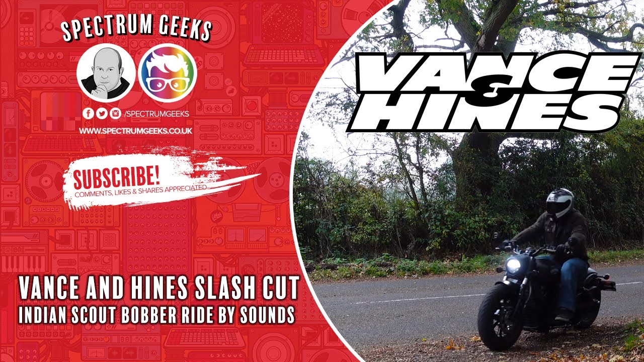 Indian Scout Bobby Vance and Hines Slash Cut Drive By Sound - YouTube