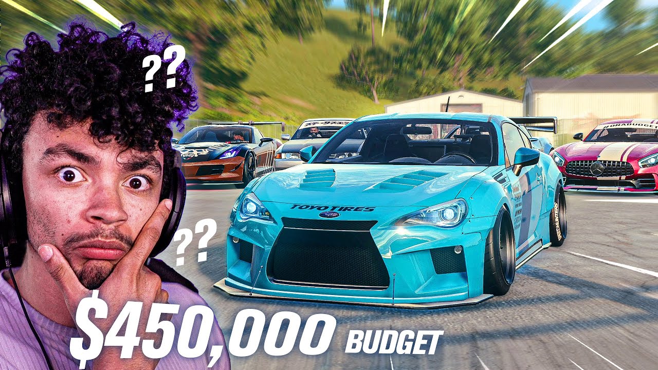 $450,000 Budget Build WITH VIEWERS in Need for Speed HEAT! - YouTube