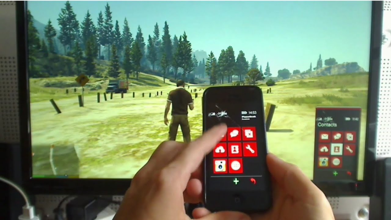Guy makes a GTA 5 in real life Phone modification - YouTube