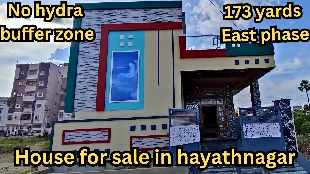 2 Bhk House for sale in hayathnagar hyderabad -173 yards || east phase no hydra buffer zone ...