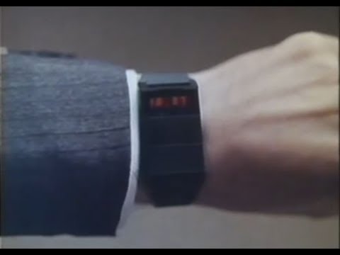 1970s Sinclair Black Watch Quartz Digital Watch Advert