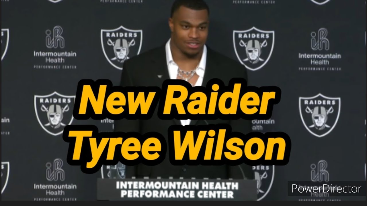 Las Vegas Raiders: Tyree Wilson Introduced To Raider Nation By Joseph ...