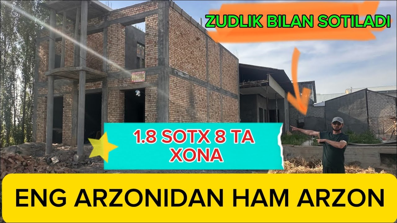 1.8 SOTX 8TA XONA ENG ARZONI DAN HAM ARZONGA SOTILADI JUDA ZO'R YANGI ...
