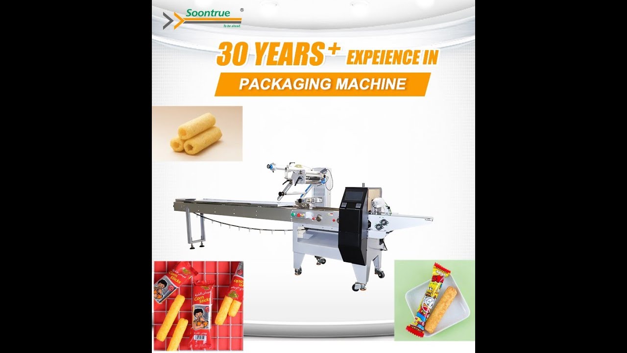 Corn roll packing machine | Corn stick flow packing machine Soontrue ...