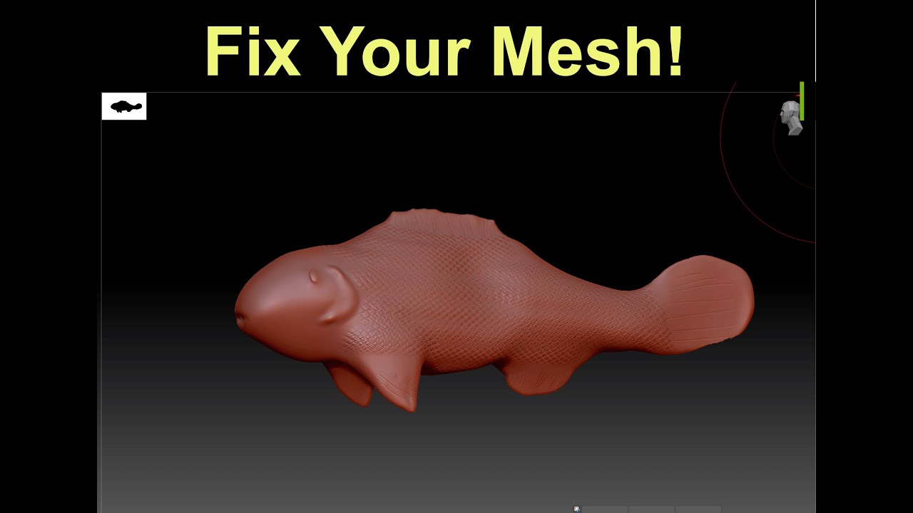 Fix Your Mesh! Two valuable Zbrush tools! - YouTube
