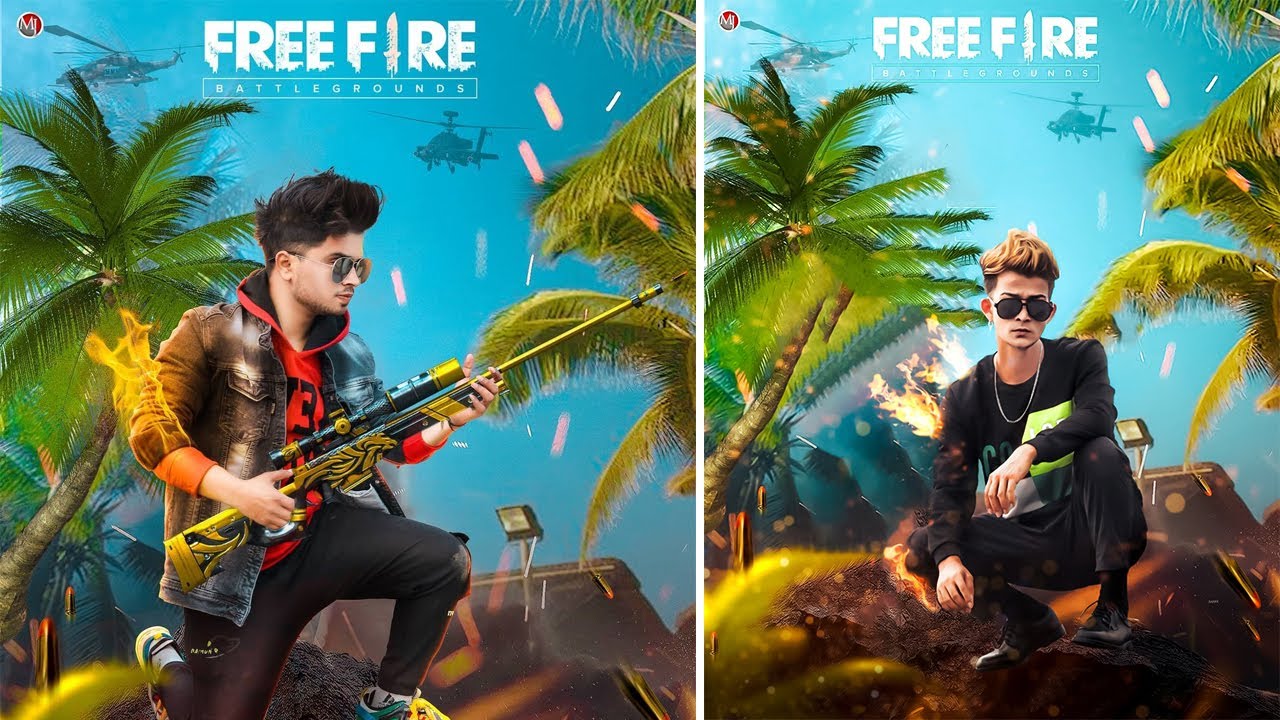 Picsart Free Fire Photo Editing | Picsart Editing Fire Fire Poster ...