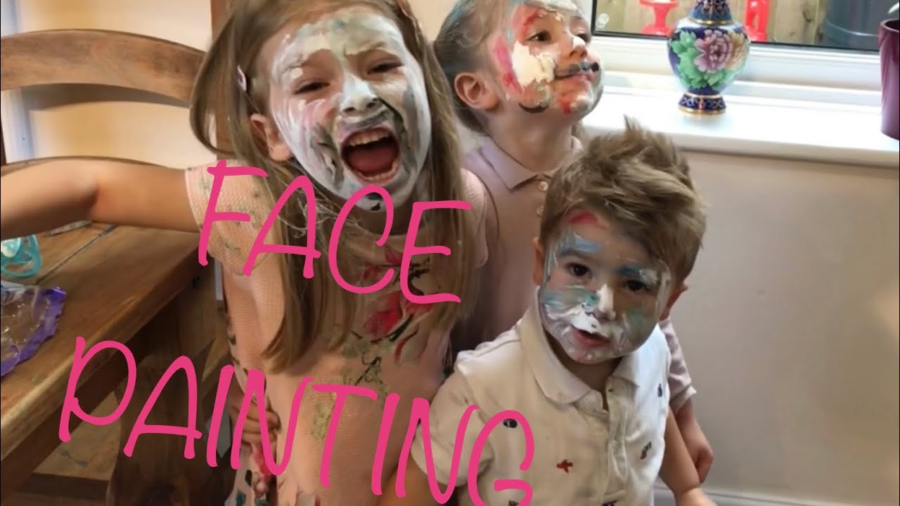 Funny Messy Face Painting Kids Fun | BOD TV | Letting The Kids Face ...