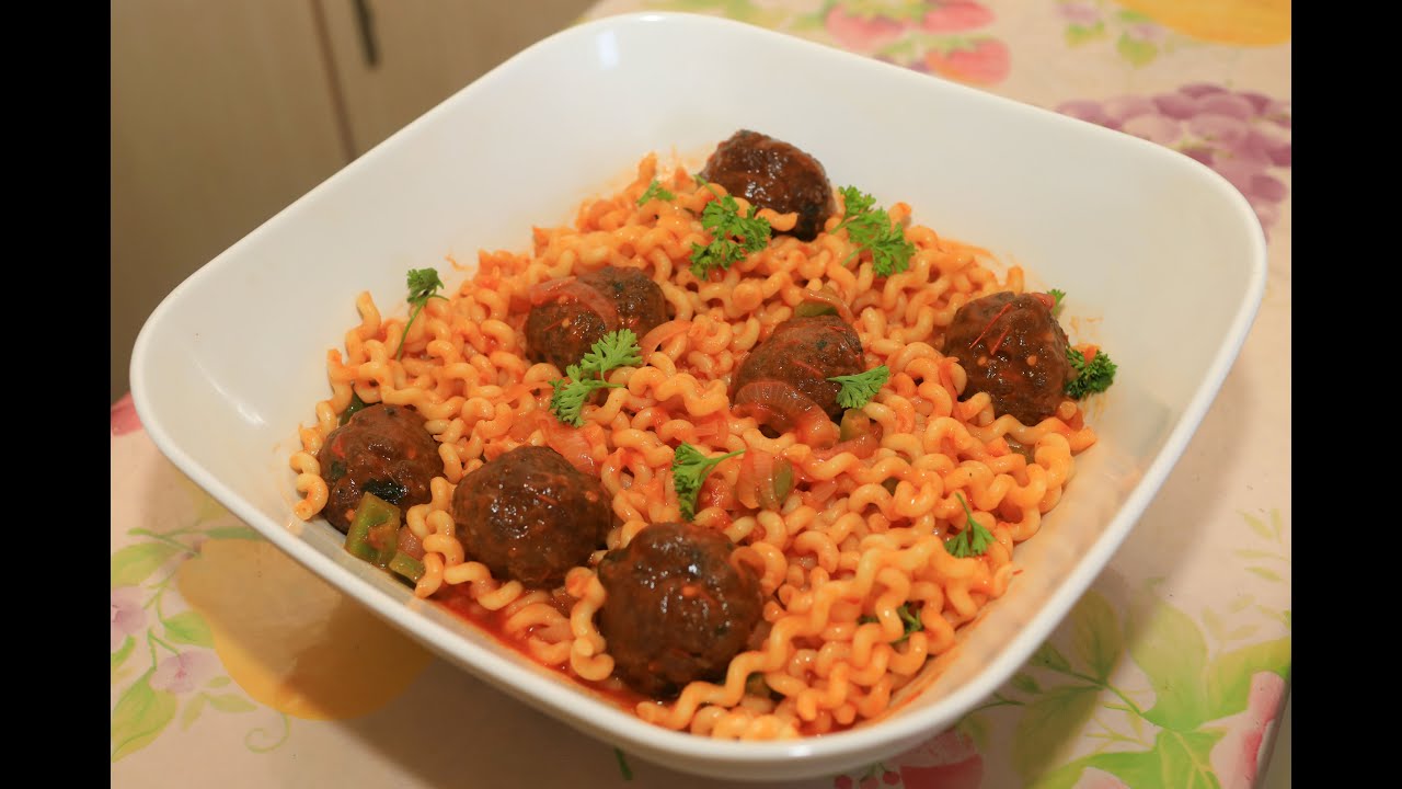 GUTEKA AMAKARONI AVANZE NA MEATBALLS (SPAGHETTI With MeatBalls) BY JELA ...