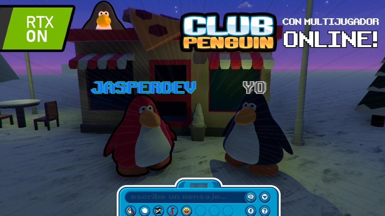 Hice MULTIJUGADOR ONLINE para CLUB PENGUIN RTX en 24 horas! - YouTube