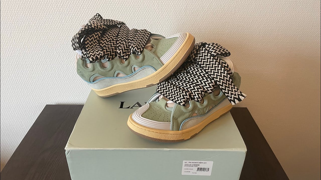 Lanvin Curb Sneakers Unboxing - YouTube