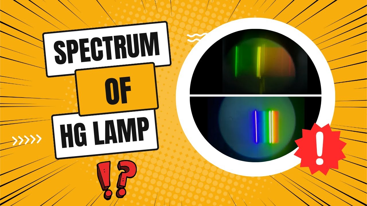 Spectrum of Hg Lamp - YouTube