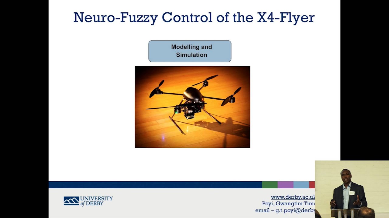 Neuro Fuzzy Control of the X4-Flyer - Research snapshot - YouTube