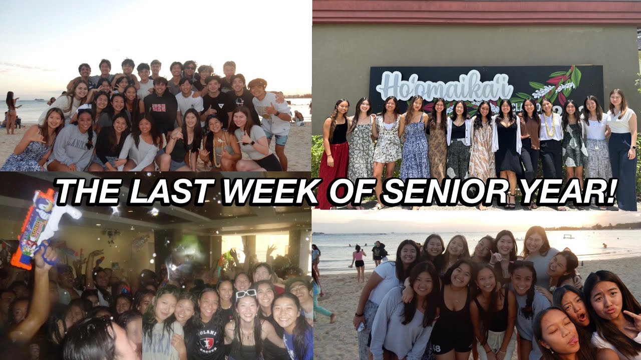 the LAST week of SENIOR YEAR 🎓 - YouTube
