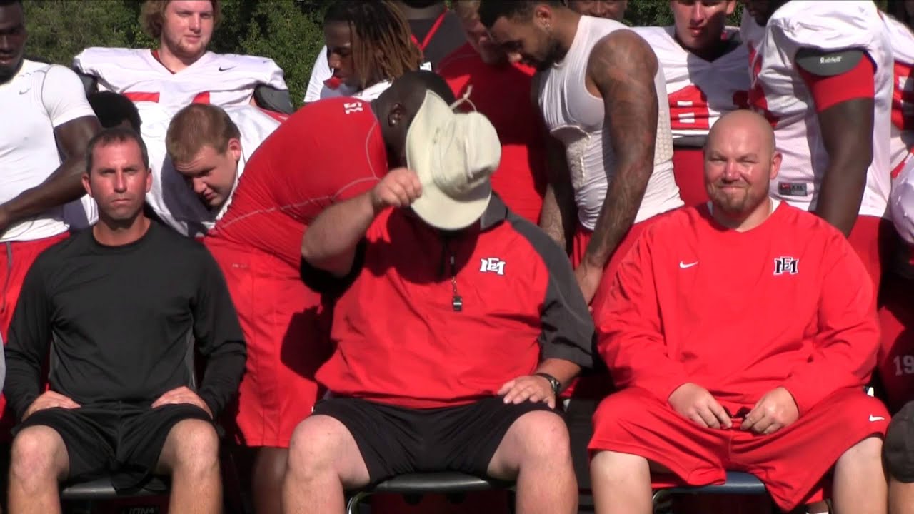 2014 EMCC Football - ALS Ice Bucket Challenge - YouTube