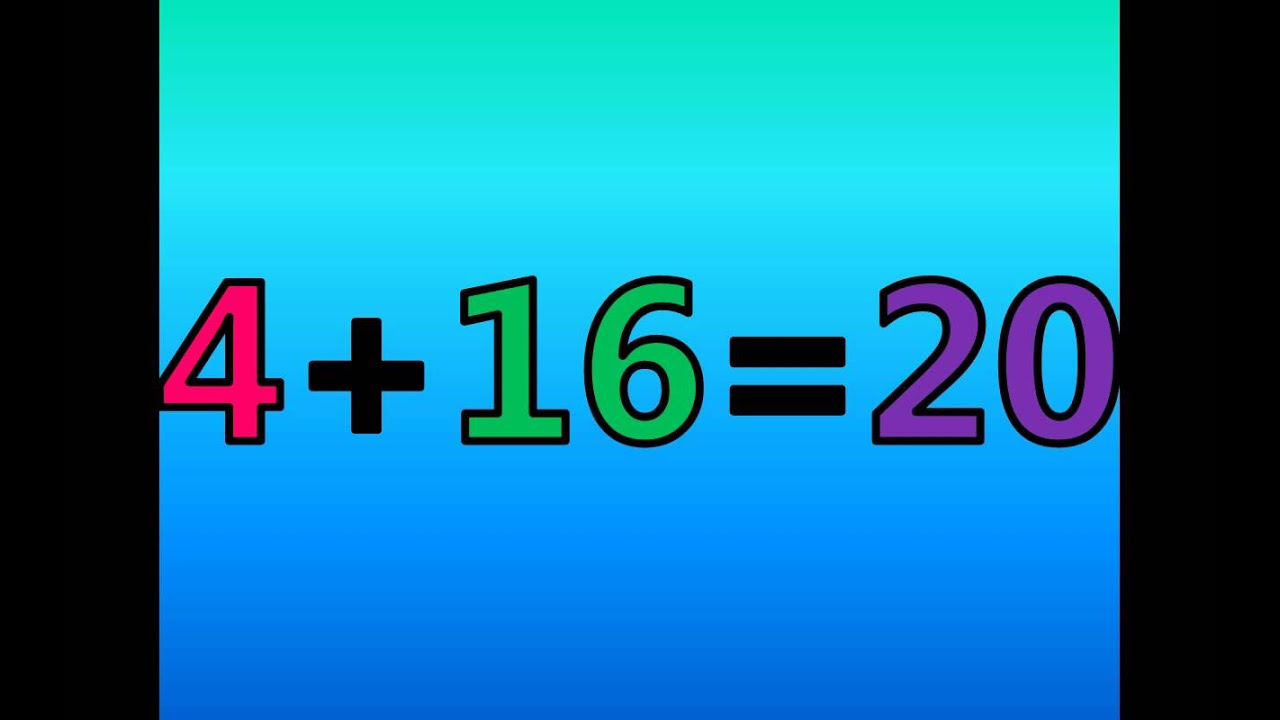 Math Addition - Adding by 16's - YouTube