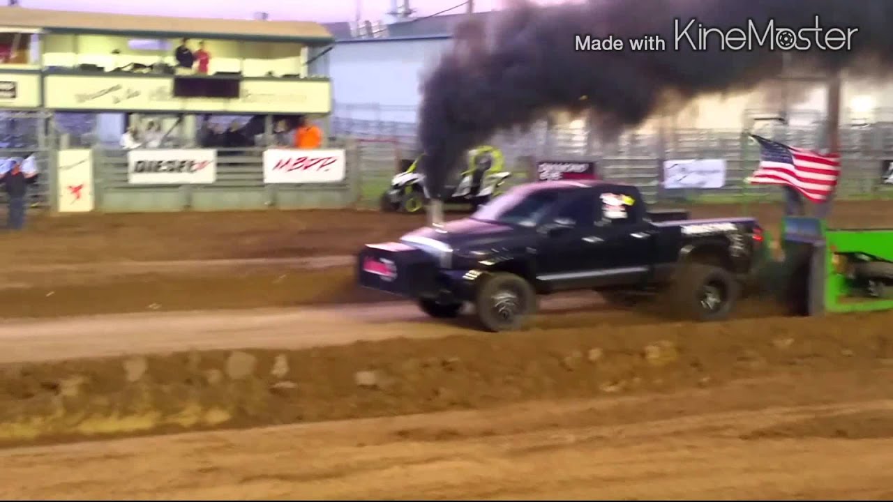 Cummins Dually Tractor Pull - YouTube