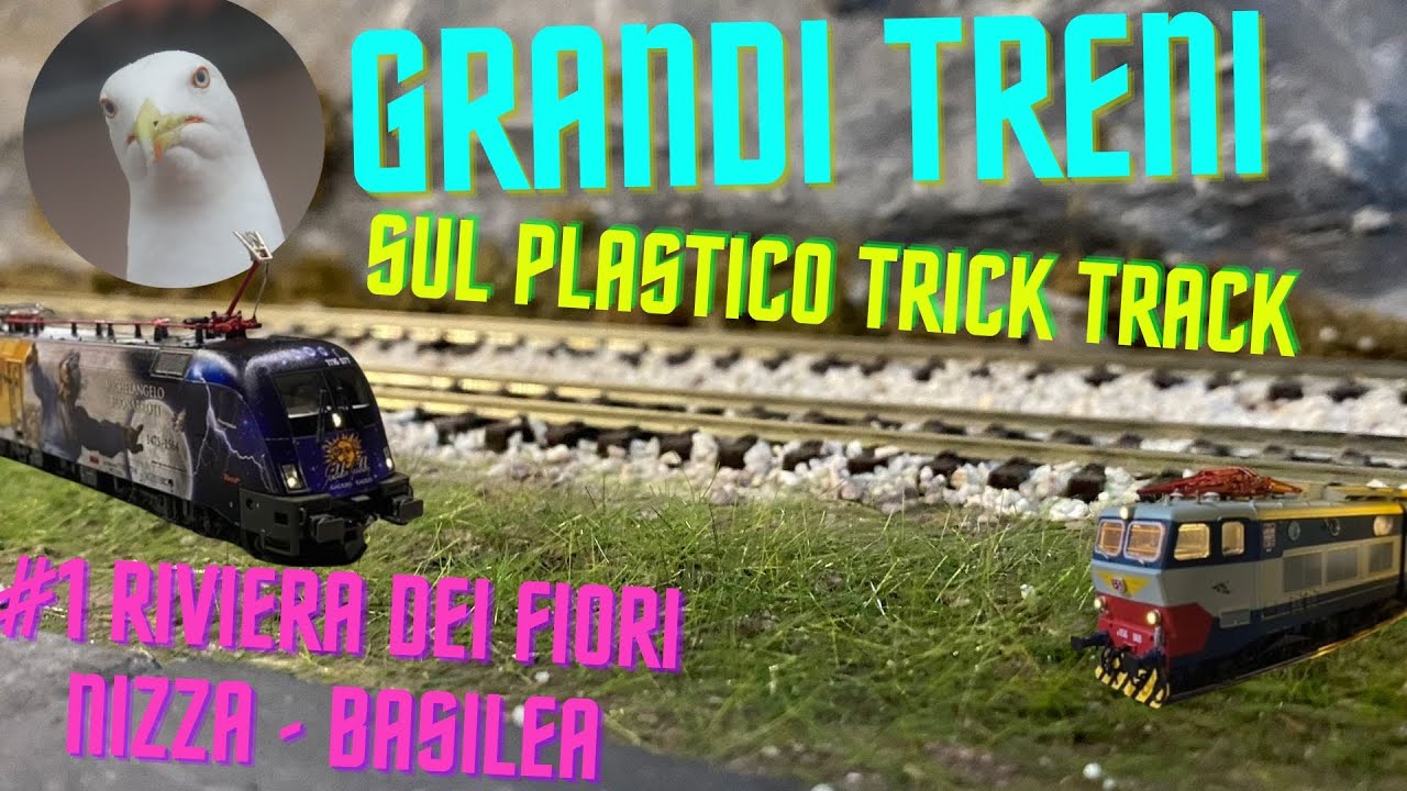 I Grandi Treni sul plastico ferroviario Trick Track Model - ep.01 ...