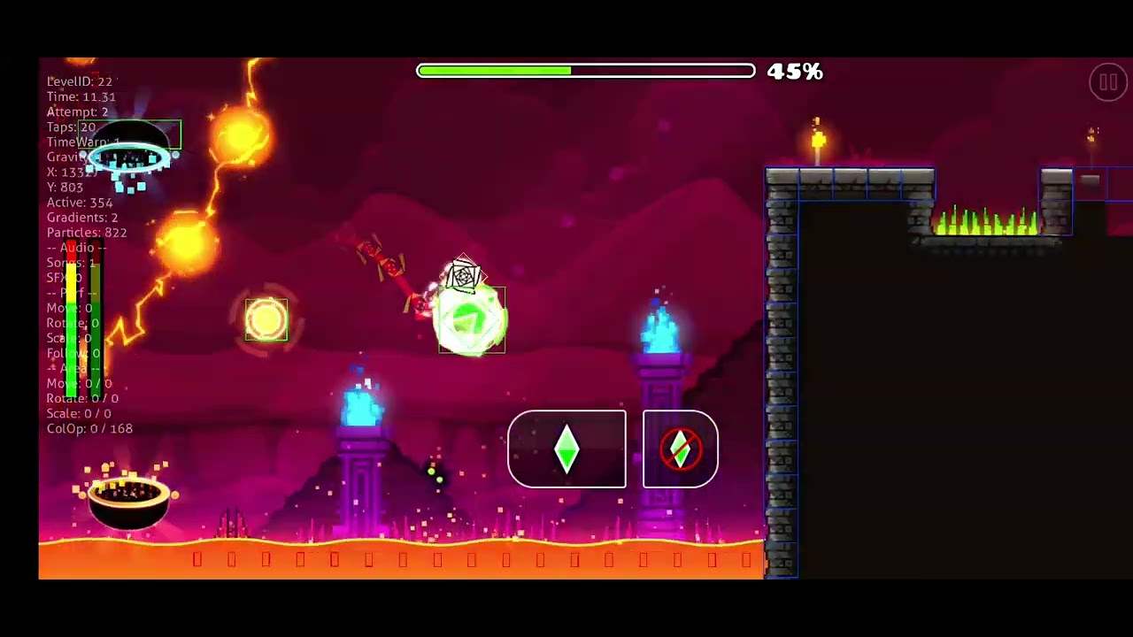 HITBOX DE dash (geometry dash) - YouTube