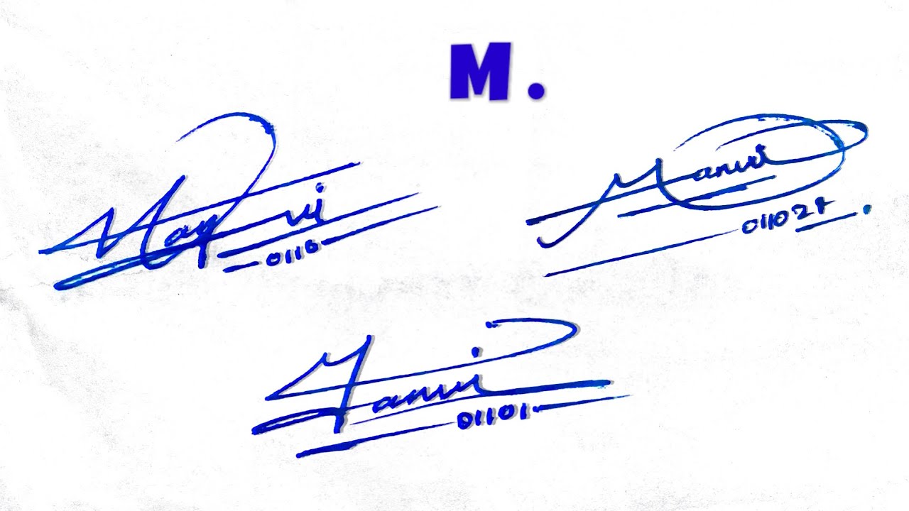 Manvi name signature style | Best Signature Idea | Signature Ideas 💡| # ...