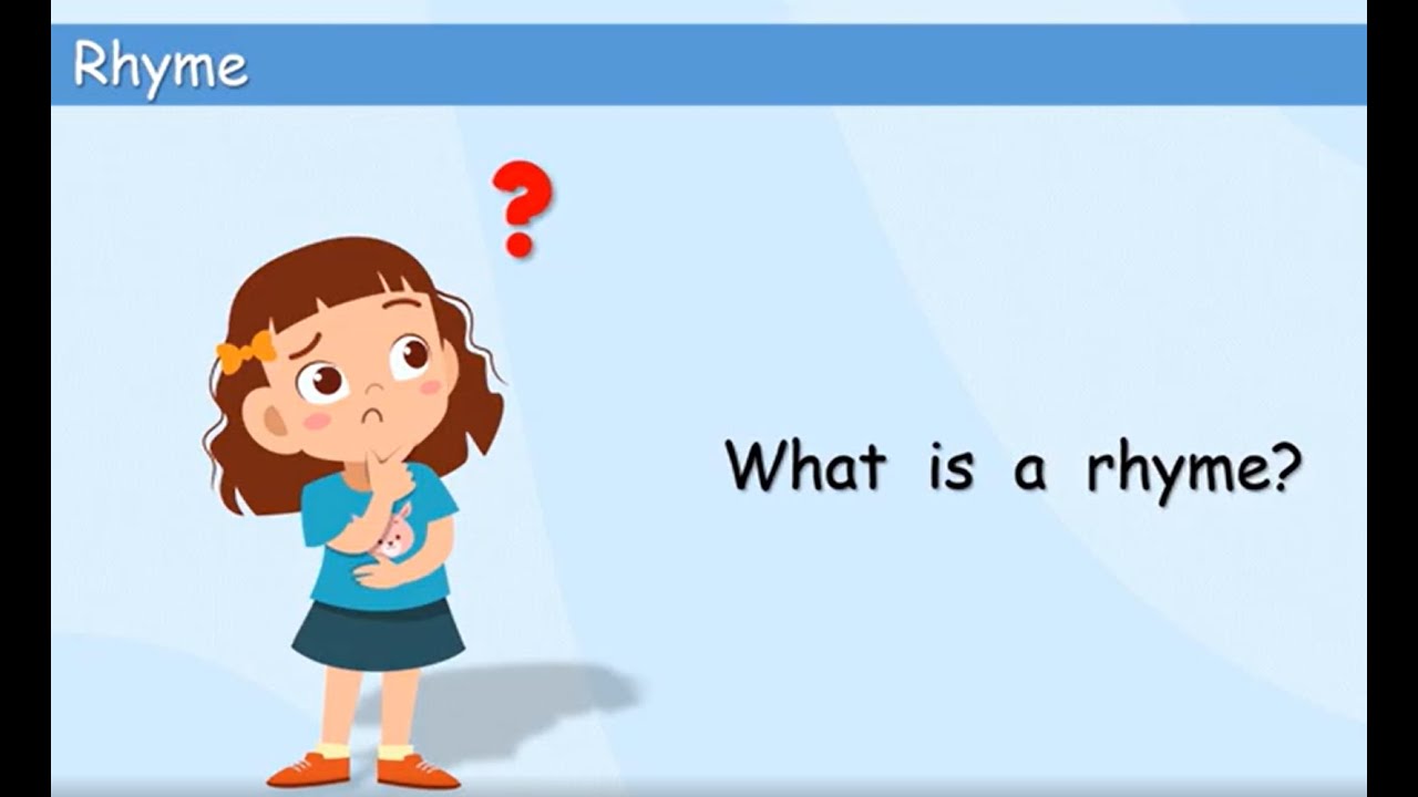 Words that rhyme. Conversation for grade 1. Week 5 part 2. - YouTube