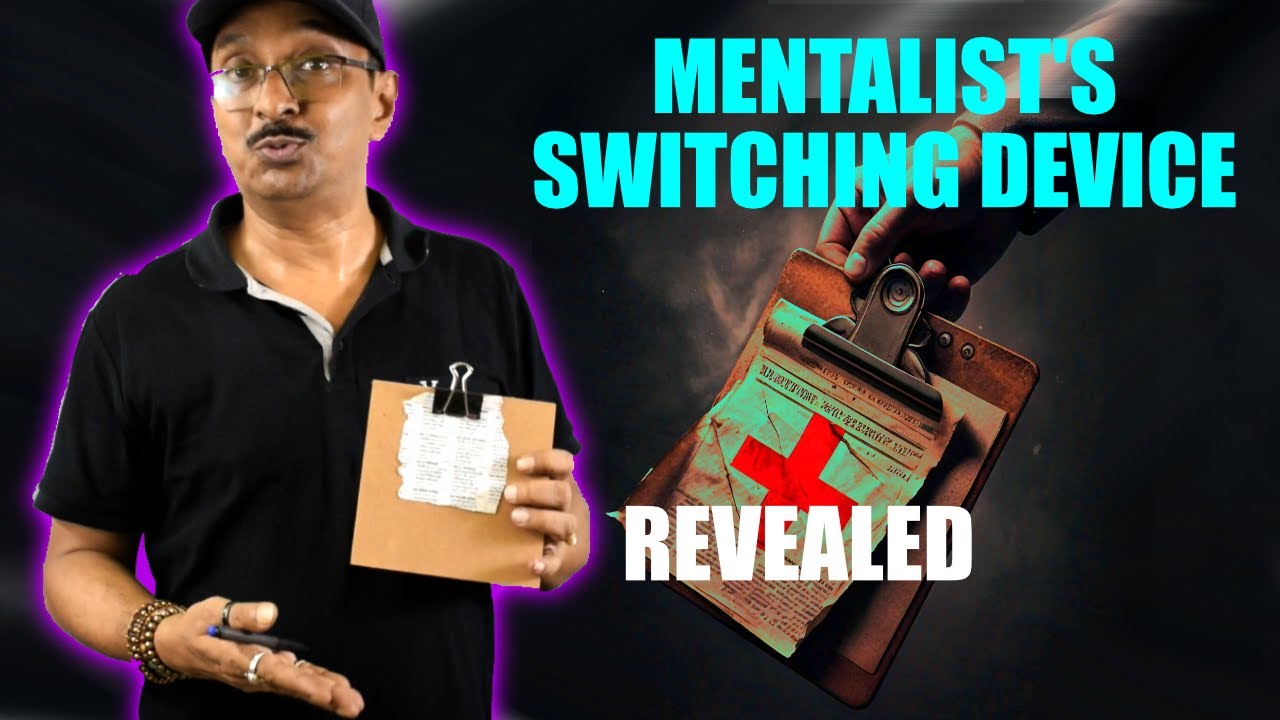 Mentalist's Switching Device Revealed!!! #mentalism_tutorial #magic_tutorial - YouTube